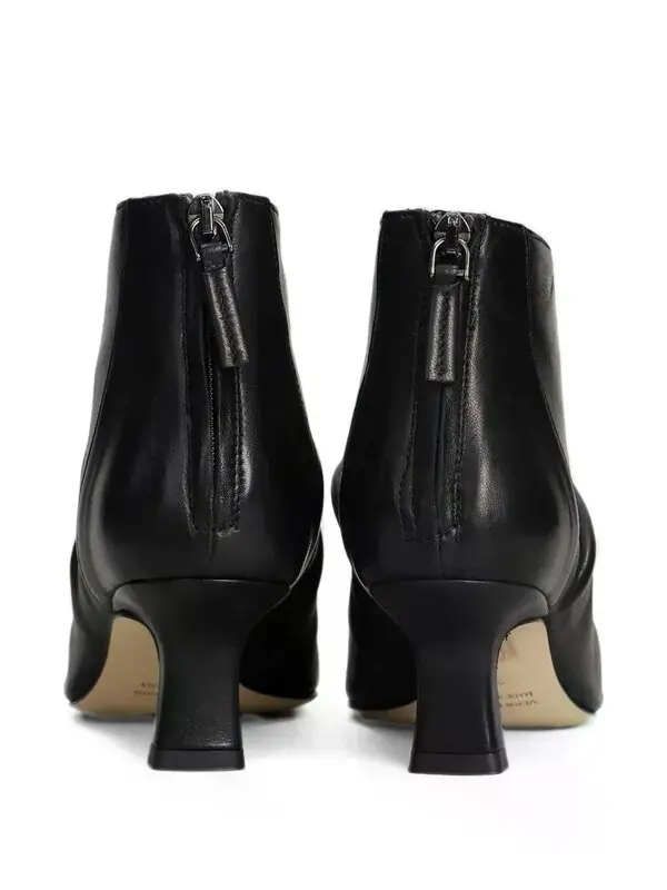 THE SELLER Ruched Pointed-toe Ankle Boots