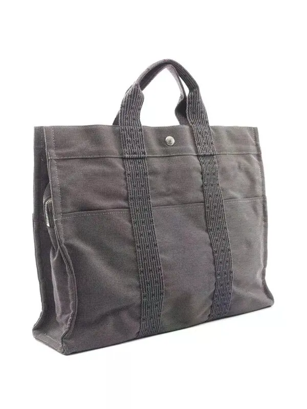 Hermès 1990-2010 Canvas Herline Mm Tote Bag