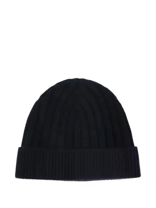 Kiton Logo-embroidered Ribbed-knit Beanie Hat