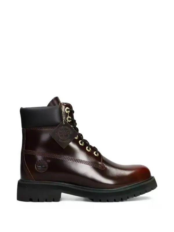 Timberland Heritage 6 Inch Leather Boots - Red