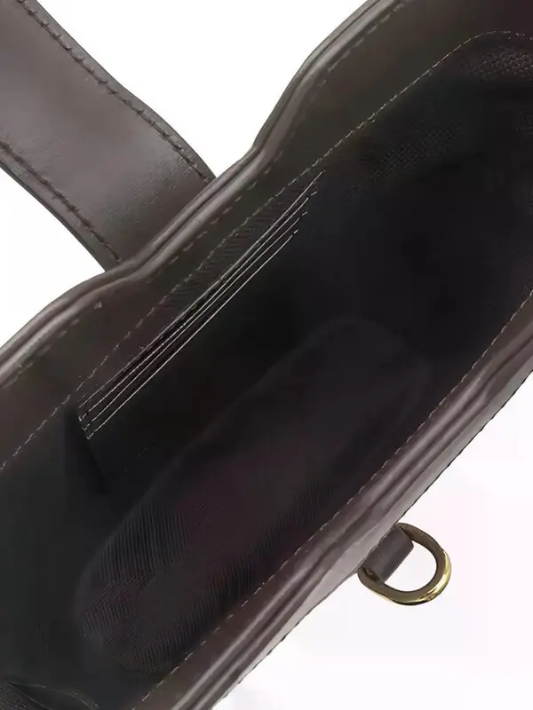 Gucci 2016-2026 Mini Gg Canvas Web Bucket Bag