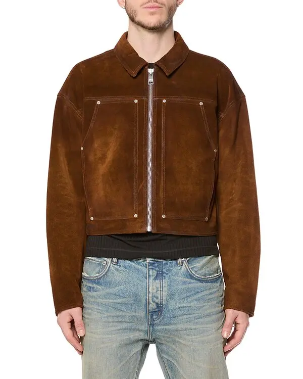 PURPLE BRAND Suede Carpenter Jacket