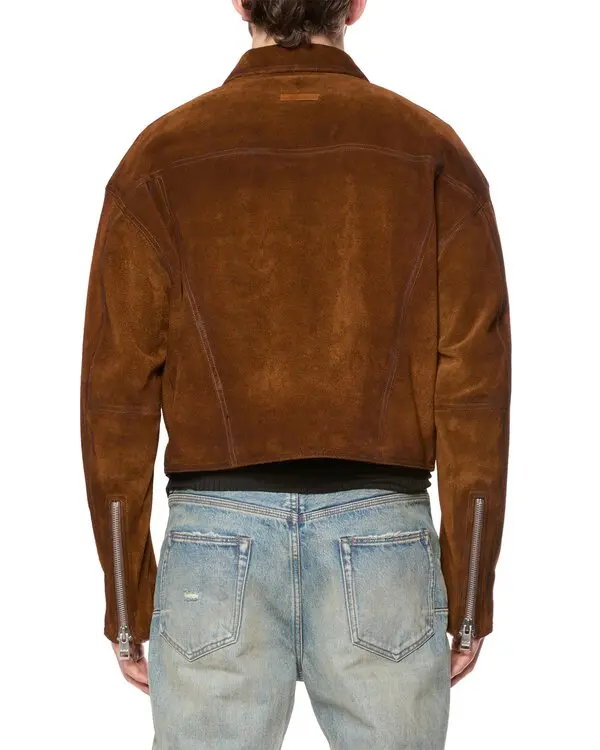 PURPLE BRAND Suede Carpenter Jacket