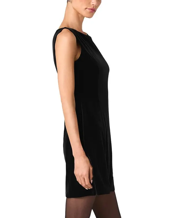 French Connection Caramia Stretch Velvet Mini Dress