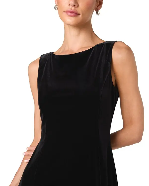 French Connection Caramia Stretch Velvet Mini Dress