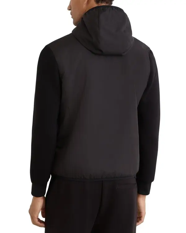 REISS Shiels Technical Fabric Zip Up Jacket