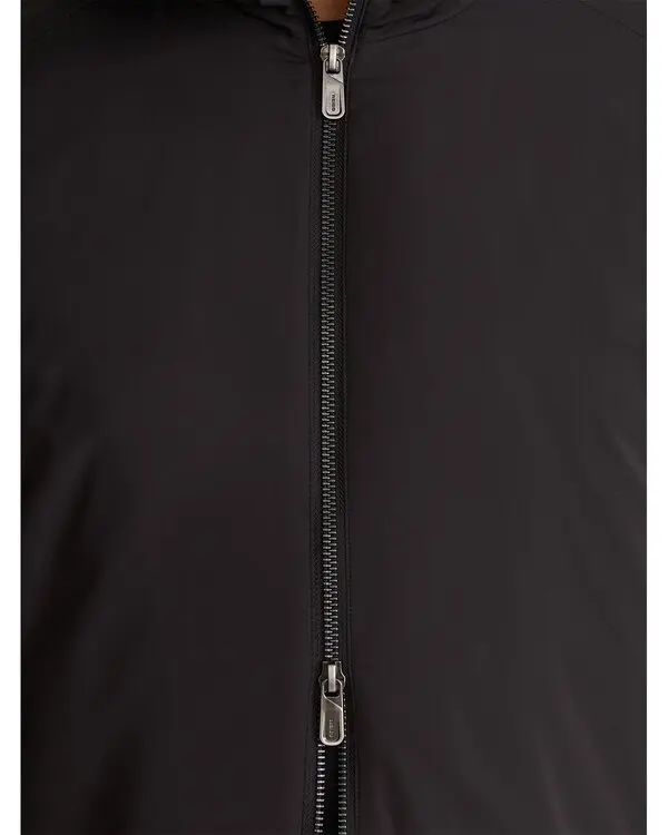 REISS Shiels Technical Fabric Zip Up Jacket