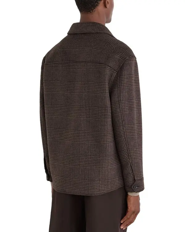 REISS Liam Twin Pocket Brushed Overshirt