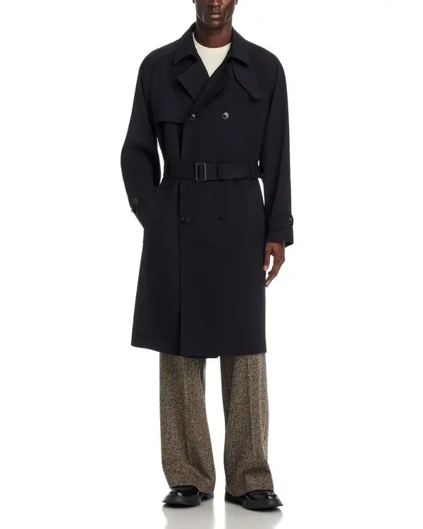 Hugo Moran Double Breasted Trench Coat