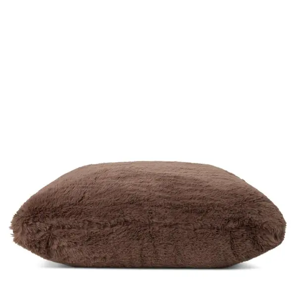 Barefoot Dreams Cloud Faux Fur Throw Pillow, 20 X 20 - Sable