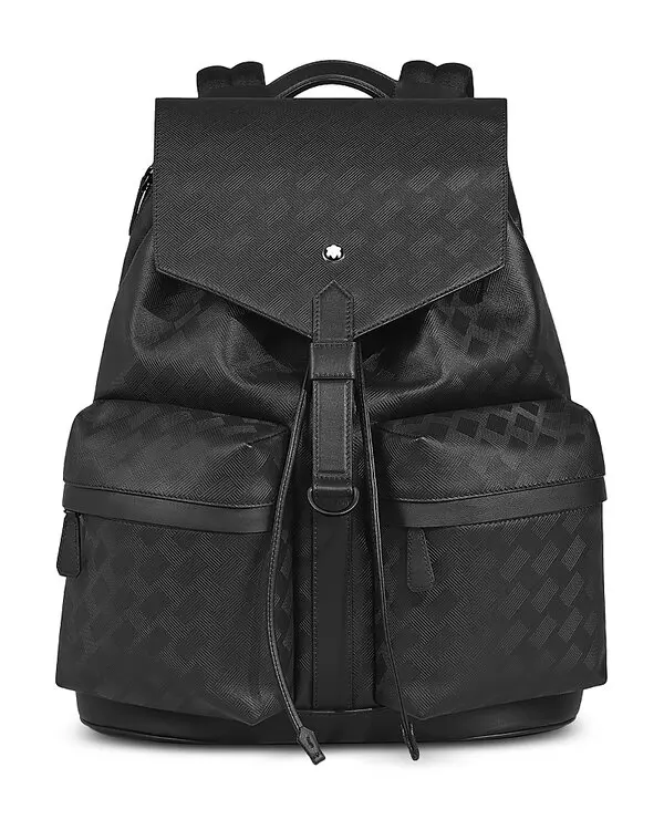 Montblanc Panorama Medium Leather Backpack - Black