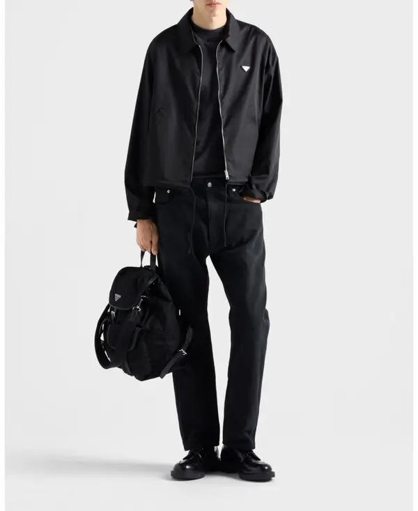 Prada Re-nylon And Leather Backpack
