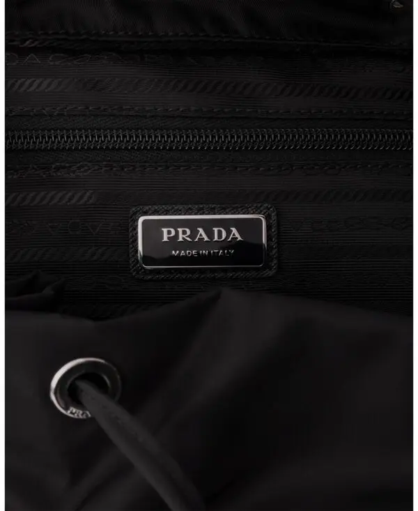 Prada Re-nylon And Leather Backpack