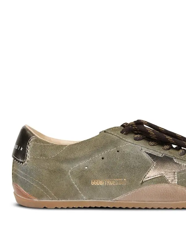 GOLDEN GOOSE True Star Suede & Leather Low Top Sneakers