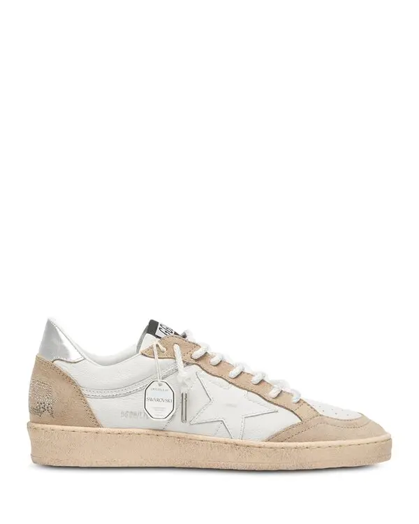 GOLDEN GOOSE Ballstar Suede Low Top Sneakers