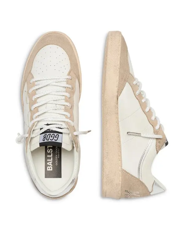 GOLDEN GOOSE Ballstar Suede Low Top Sneakers