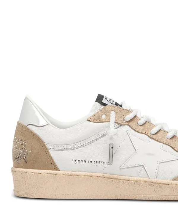 GOLDEN GOOSE Ballstar Suede Low Top Sneakers