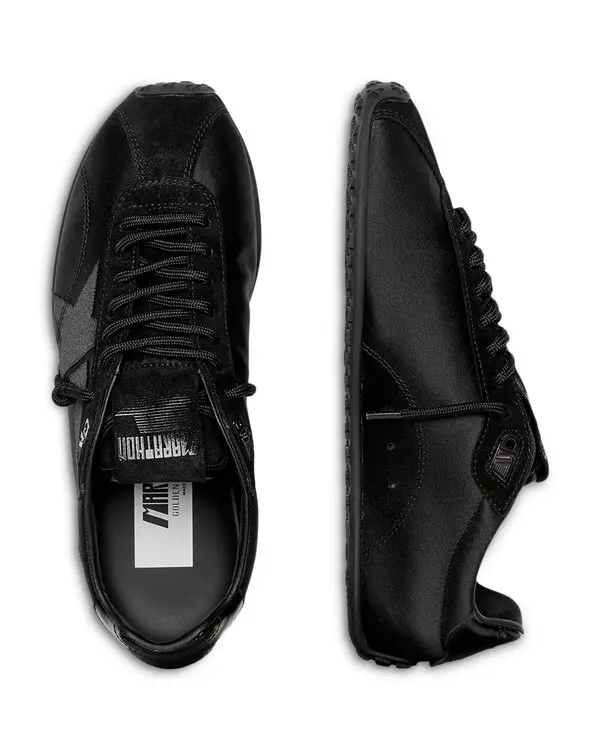 GOLDEN GOOSE Marathon Speed Satin Low Top Sneakers