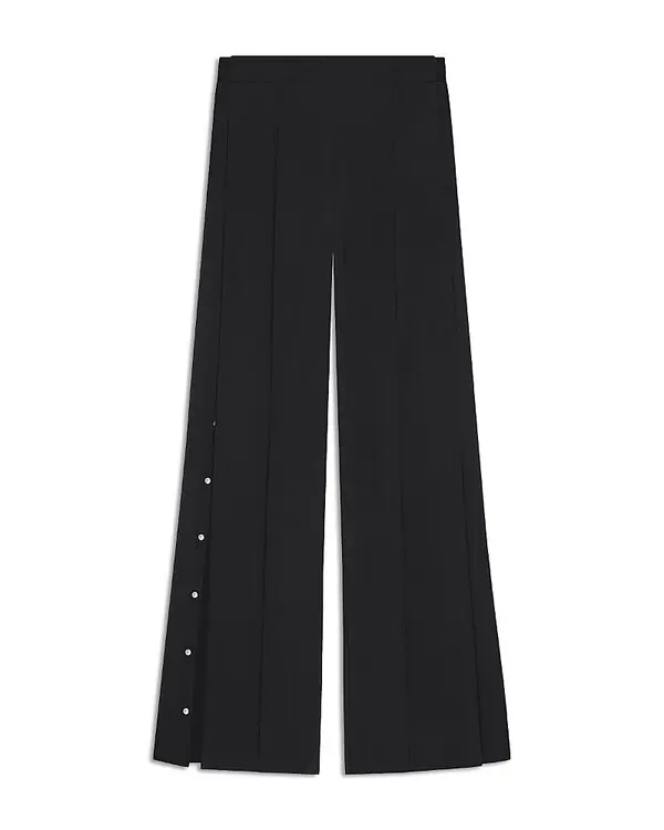COURREGES Twill Snap Flare Pants