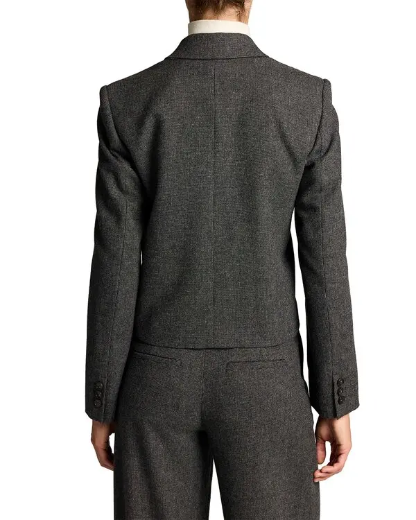 Vince Printed Cropped Blazer