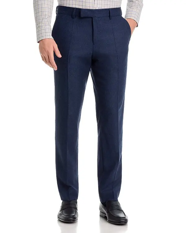 BOSS Genius Wool Blend Slim Fit Suit Pants - Open Blue