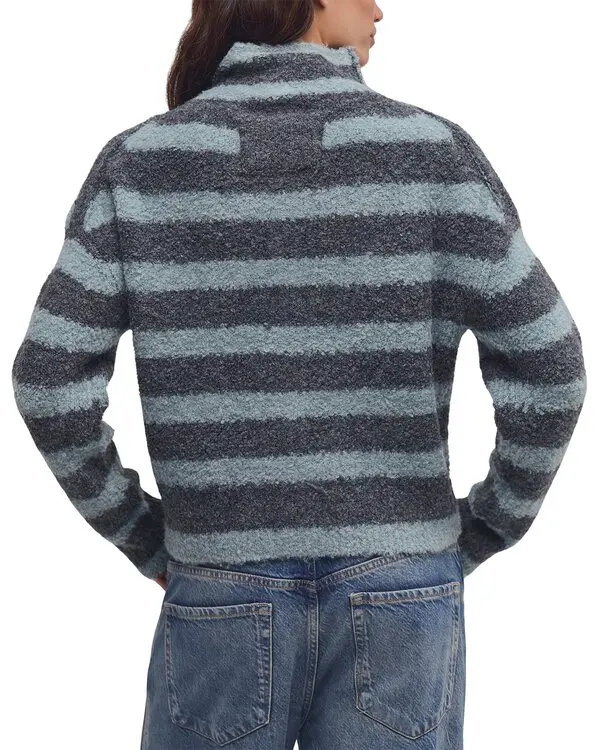 Free People Button Collection Mock Neck Cardigan Sweater