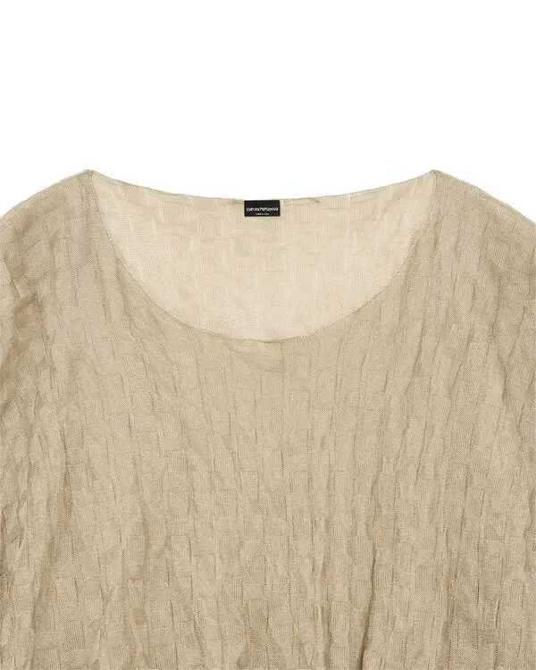 Emporio Armani Textured Knit Top