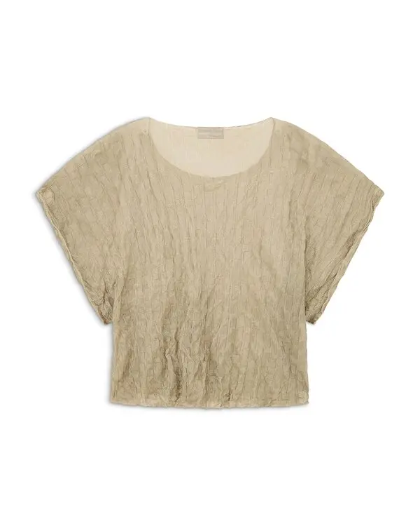 Emporio Armani Textured Knit Top