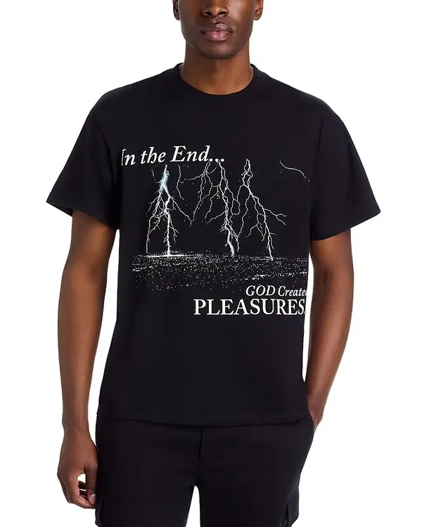 PLEASURES End Times Graphic Oversized Tee