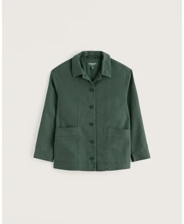 SEASALT CORNWALL Croplands Utility Jacket - Coppice