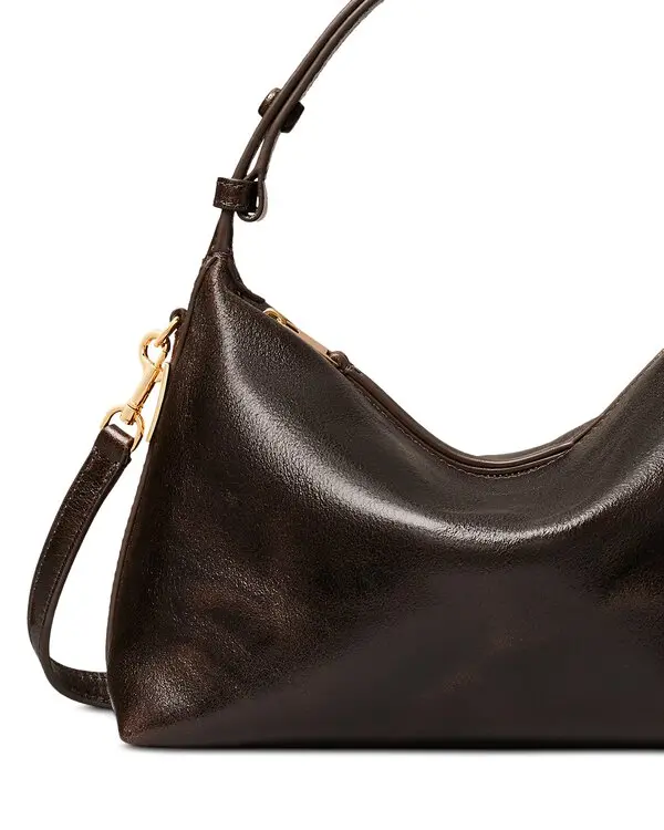 Tory Burch Mellow Distressed Leather Shoulder Bag