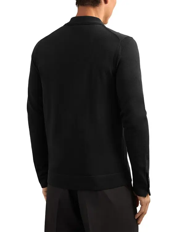 REISS Forbes Wool Collared Cardigan