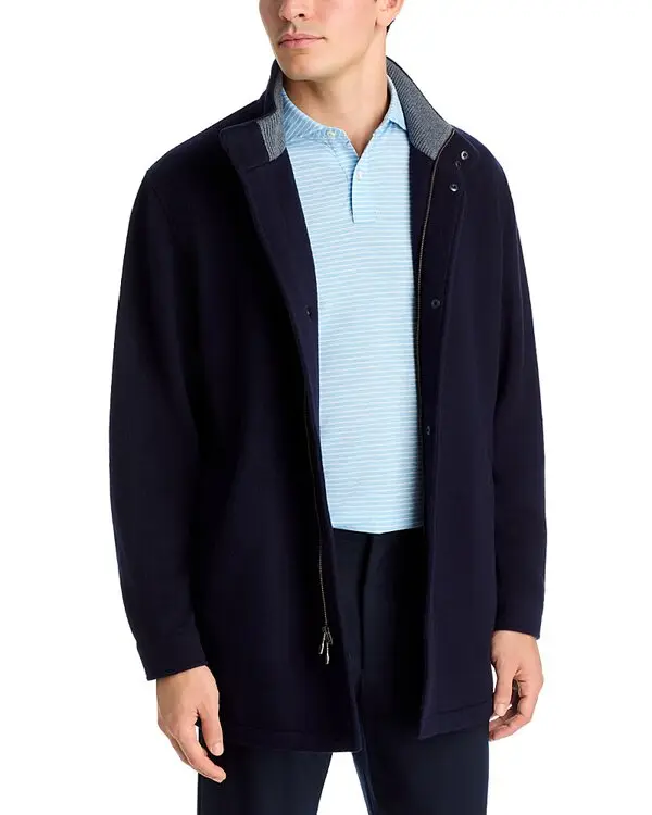 Peter Millar Crown Flex City Coat - Navy