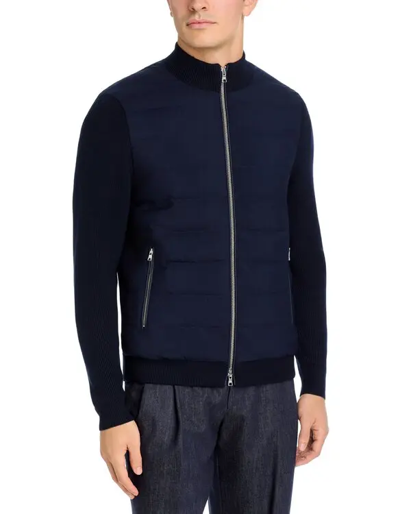 Peter Millar Roundhill Hybrid Full Zip Sweater