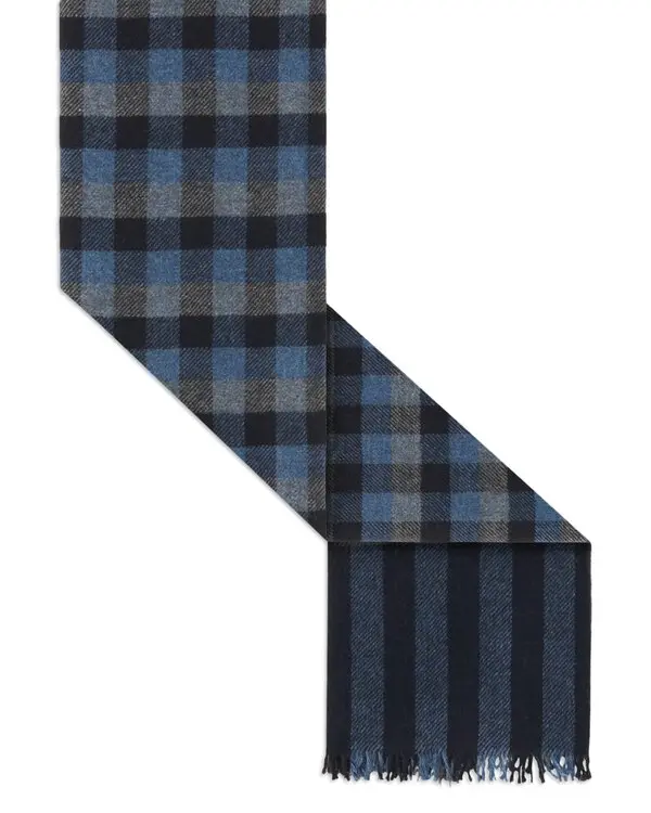 Gerard Darel Sissi Check Wool Scarf