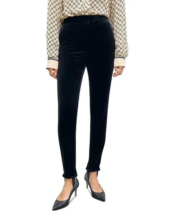 Gerard Darel Velvet Stirrup Pants