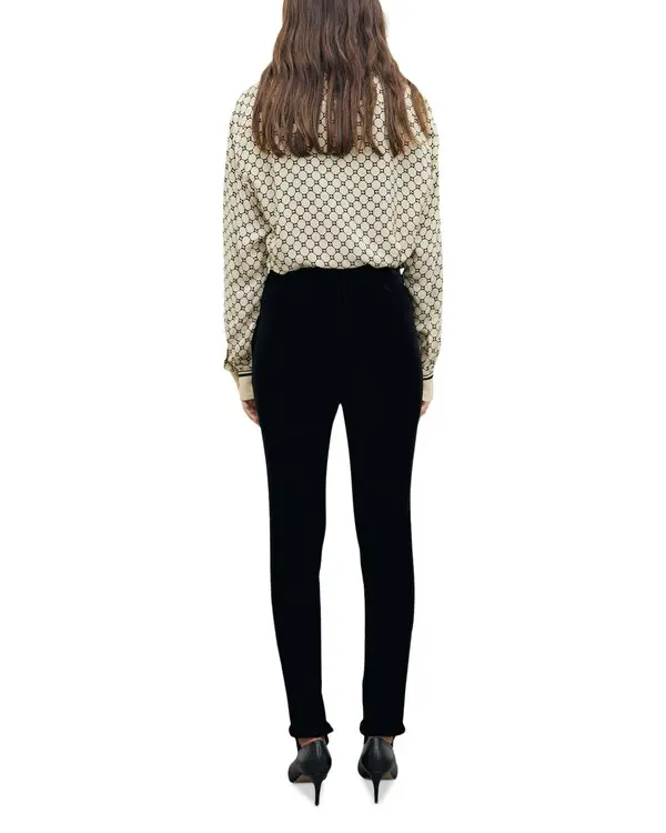 Gerard Darel Velvet Stirrup Pants