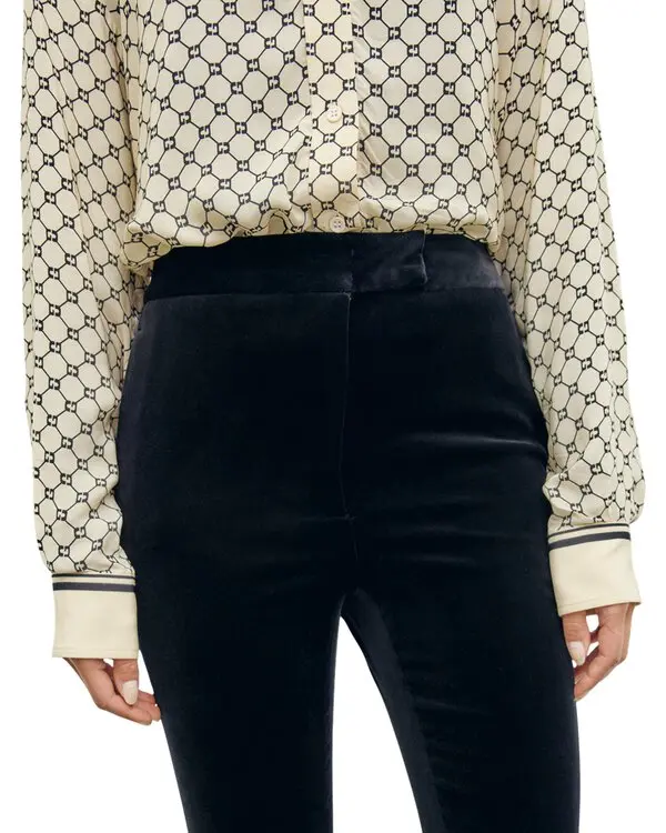 Gerard Darel Velvet Stirrup Pants