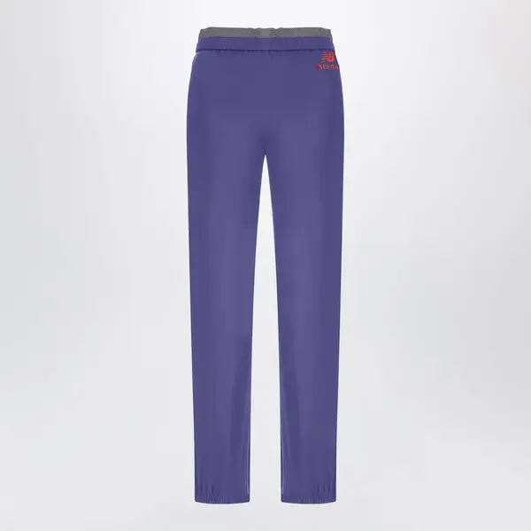 MIU MIU X NEW BALANCE Technical Poplin Jogger Trousers With Zip Pockets & Side Hem Slits