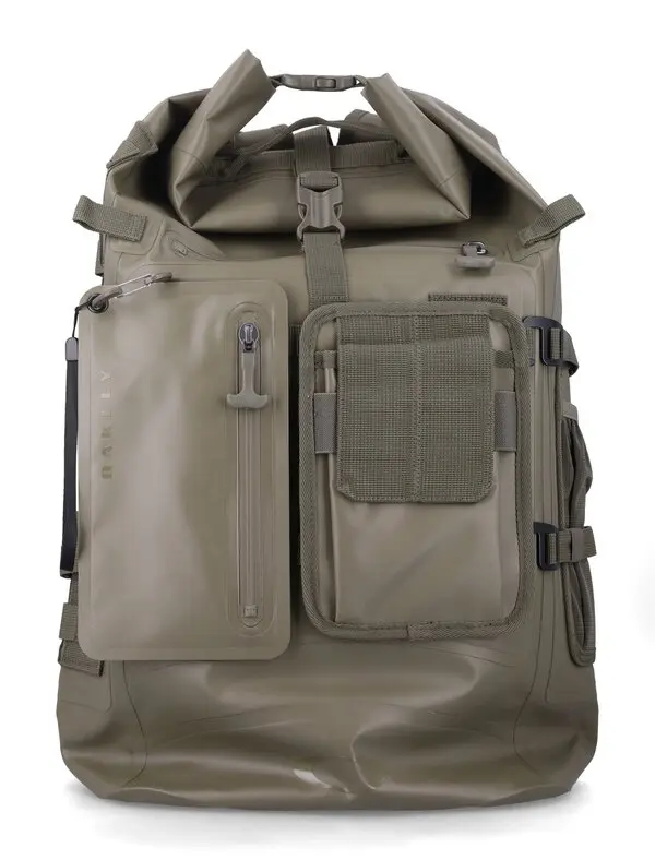 Oakley Waterproof Roll-top Backpack With Front Pockets