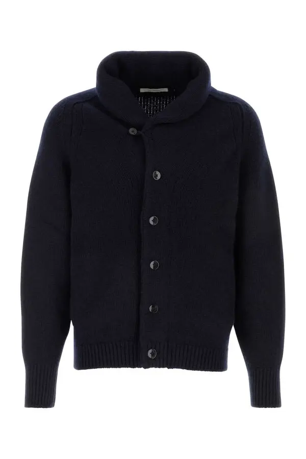 UMIT BENAN Dark Cashmere Blend Montana Cardigan