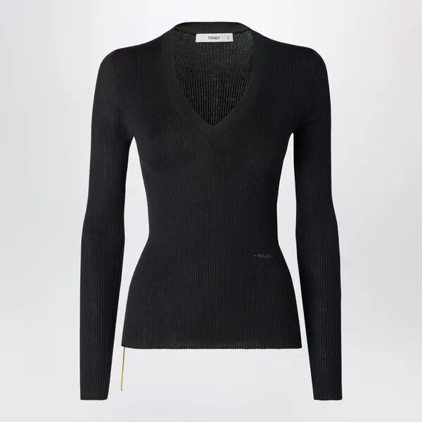 Fendi Ribbed Wool Jumper