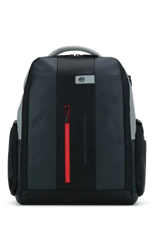 PIQUADRO Leather Laptop Backpack For 15.6 In Pc