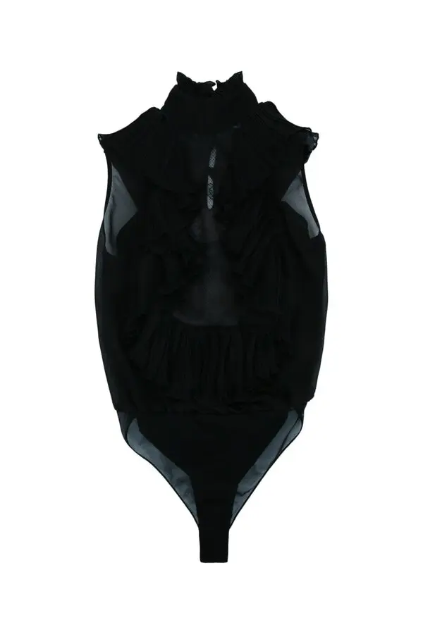 Elisabetta Franchi Sleeveless Tailored Shirt With Statement Detail