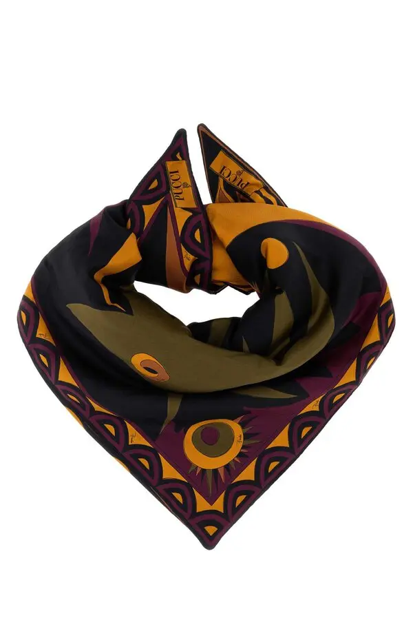 Emilio Pucci Silk Foulard Scarf