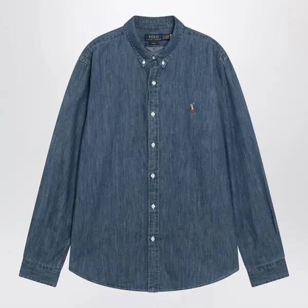 Polo Ralph Lauren Slim-fit Denim Button-down Shirt