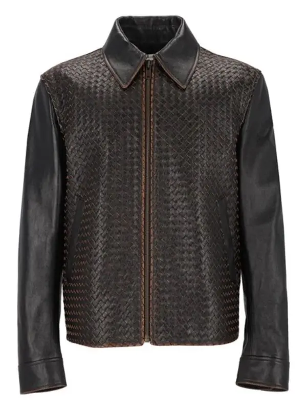 Bottega Veneta Lamb Leather Coat - Black