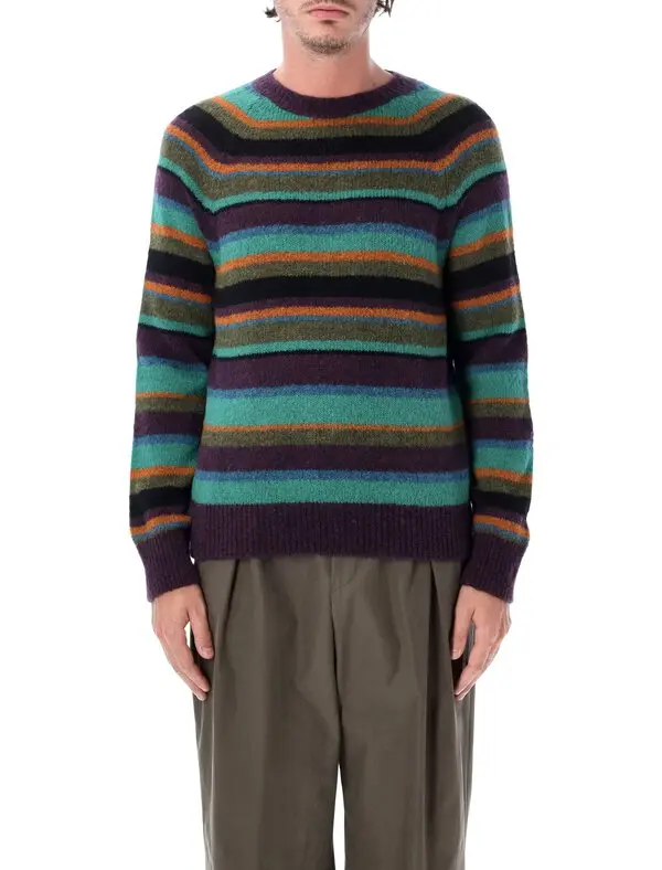 Dries Van Noten Striped Crewneck Sweater
