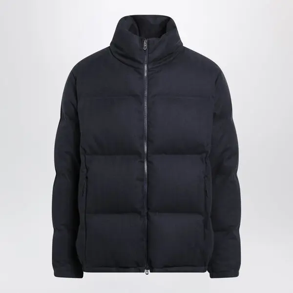Sease Cotton Cashmere Down Jacket - Blue