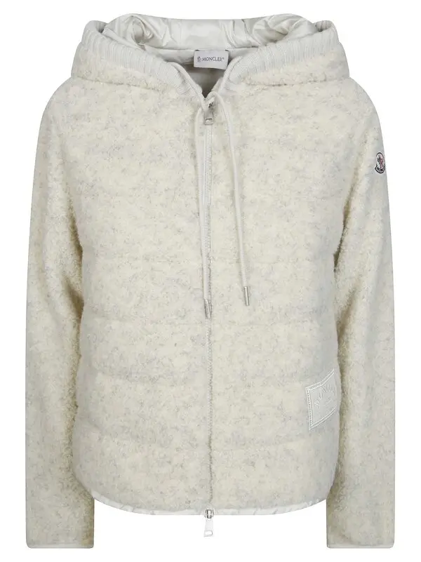 Moncler Zip-up Cardigan For - Beige